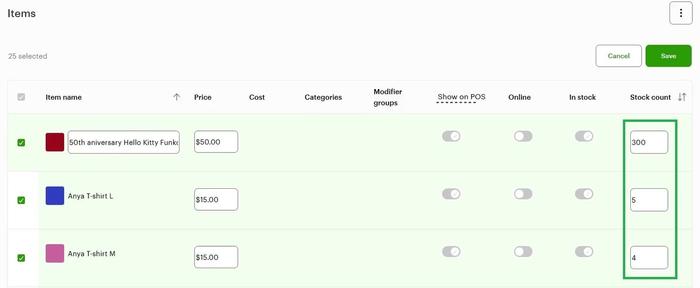 How to Enable Clover's Inventory Tracking