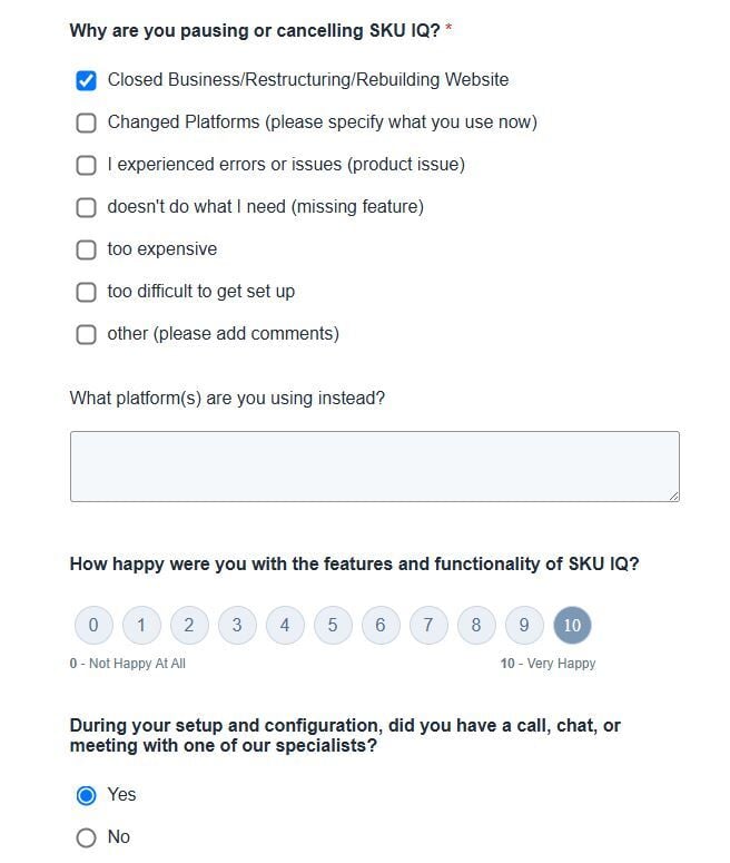 How To Cancel Your SKU IQ Plan