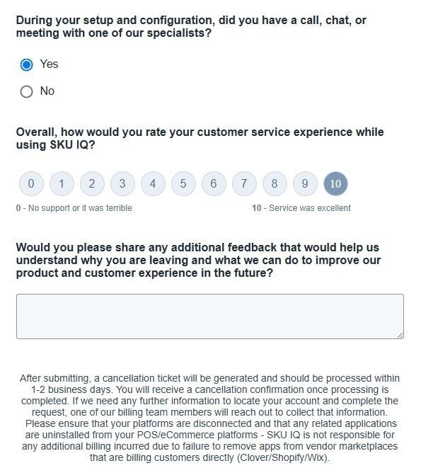 How To Cancel Your SKU IQ Plan