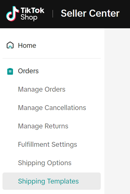 What is a shipping template and how do I set mine up in TikTok Shop?